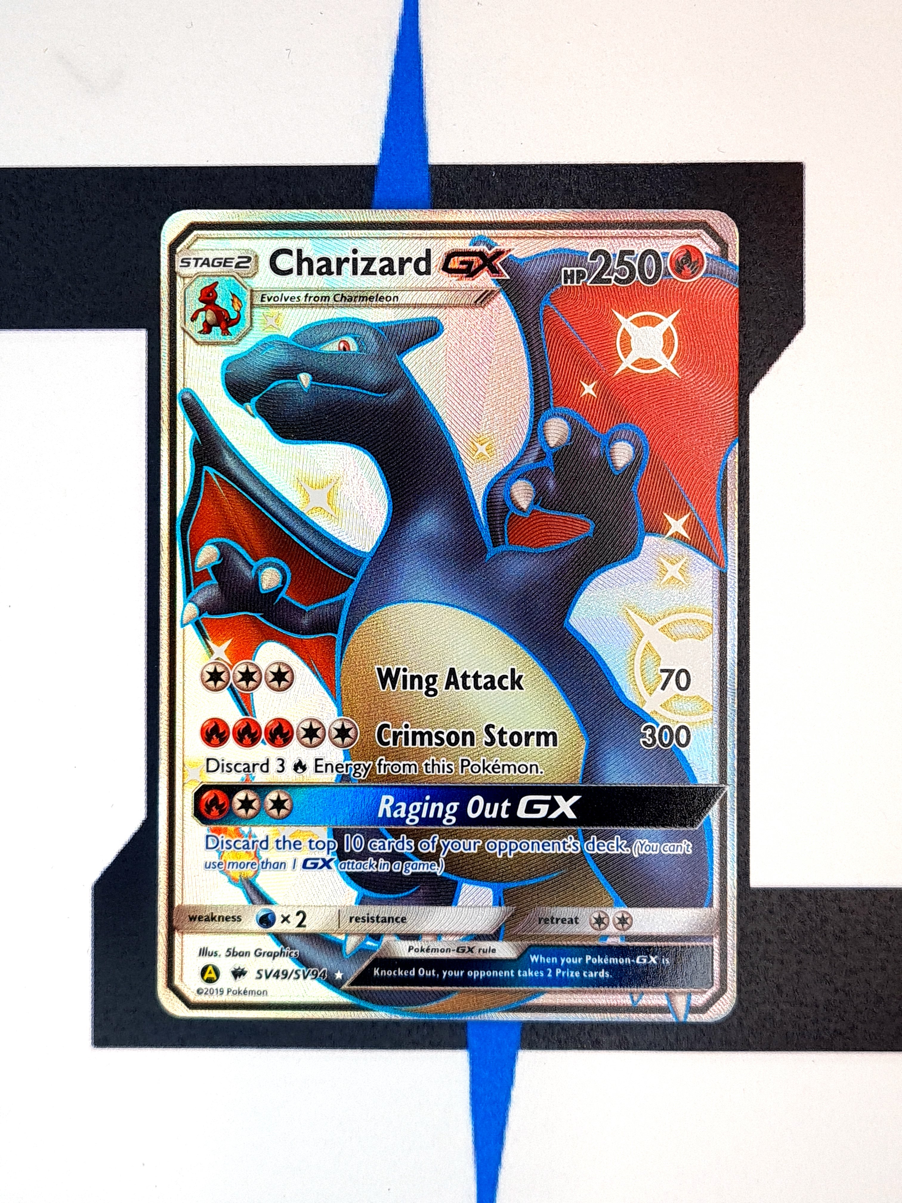 Charizard GX HIF SV49 - Pokémon TCG - Hidden Fates